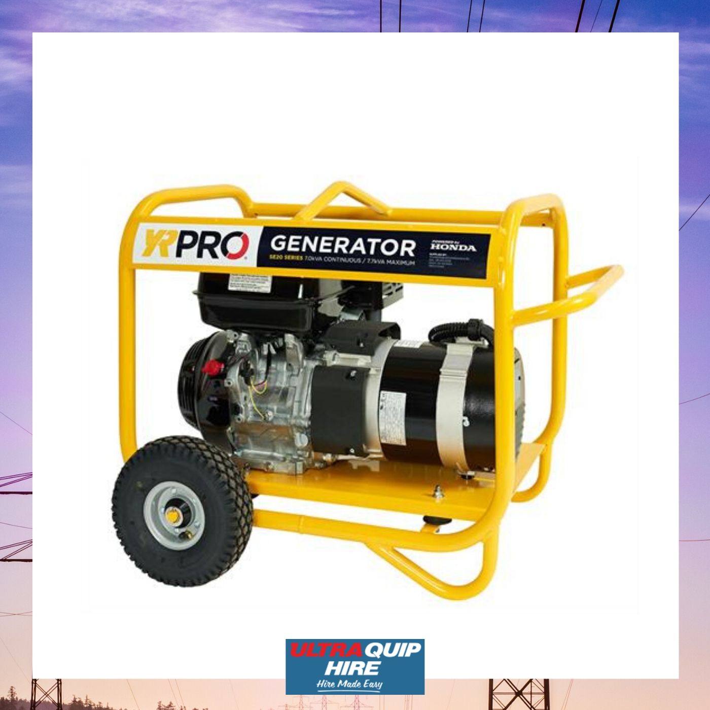 Generator 7KVA Petrol - Ultraquip Hire